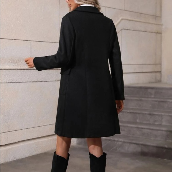 Jackets & Coats | Luxe Flap Pocket Button Tweed Coat | Poshmark